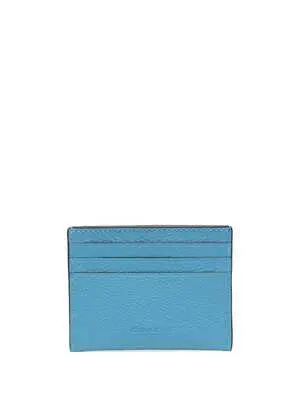 COACH® Logo-plaque Leather Card Holder