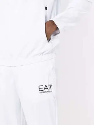 EA7 Logo-print Tracksuit - White