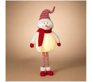 GERSON INTERNATIONAL Holiday Lighted Standing Snowman Figurine Ge Son Co - One-color