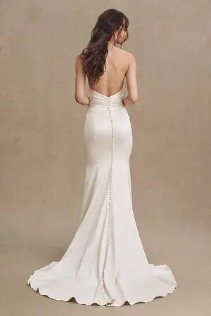 Watters Elynor Strapless Gown