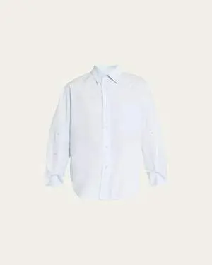 Citizens Of Humanity Kayla High-low Shirt - Santa Cruz Sof