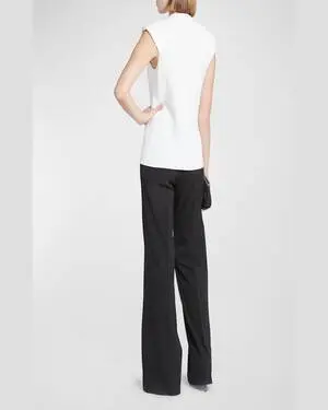 Stella McCartney Falabella Chain Crystal Top