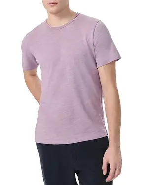 Rag & Bone Flame Classic Fit Short Sleeve Tee - Berry