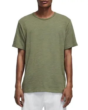 Rag & Bone Flame Classic Fit Short Sleeve Tee Brown