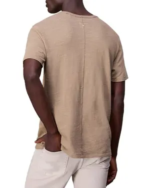Rag & Bone Flame Classic Fit Short Sleeve Tee Desert