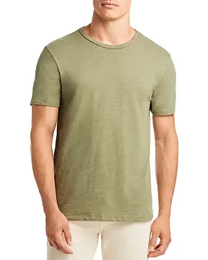 Rag & Bone Flame Classic Fit Short Sleeve Tee Lichen