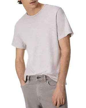 Rag & Bone Flame Classic Fit Short Sleeve Tee Light Gray