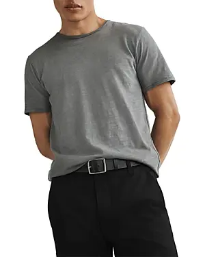 Rag & Bone Flame Classic Fit Short Sleeve Tee Mink