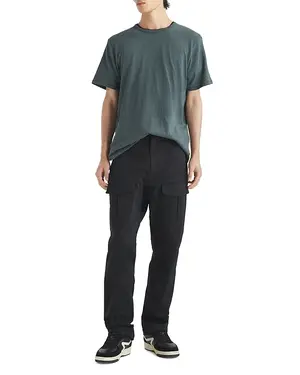 Rag & Bone Flame Classic Fit Short Sleeve Tee Shadow Green