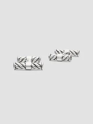 David Yurman Cable Collection Classic Sterling Cuff Links