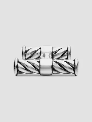 David Yurman Cable Collection Classic Sterling Cuff Links
