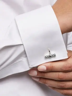 David Yurman Cable Collection Classic Sterling Cuff Links