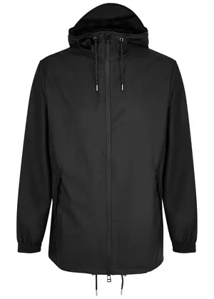 Rains Storm Breaker Waterproof Raincoat - Black