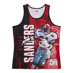 Mitchell & Ness Deion Sanders Atlanta Falcons 1989 Player Burst Tank Top