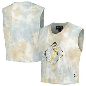 THE WILD COLLECTIVE Chicago Sox Washed Muscle Tank Top - White