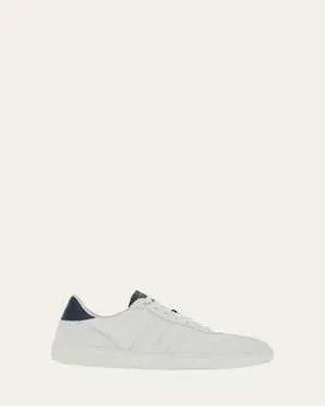 FERRAGAMO Achille 1 Leather Low-top Sneakers - Bianco