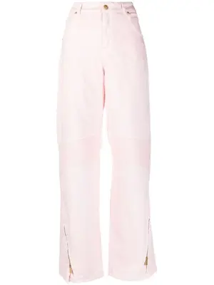 Blumarine Mid-rise Wide-leg Jeans