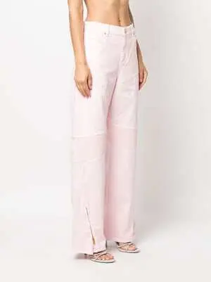Blumarine Mid-rise Wide-leg Jeans