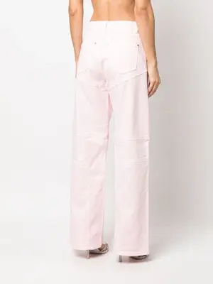 Blumarine Mid-rise Wide-leg Jeans
