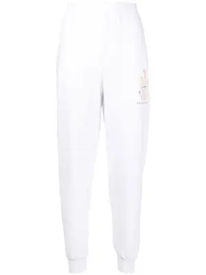 Stella McCartney Graphic-print Tapered Track Pants - White