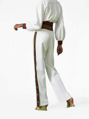 Gucci Web-stripe Press-stud Track Pants
