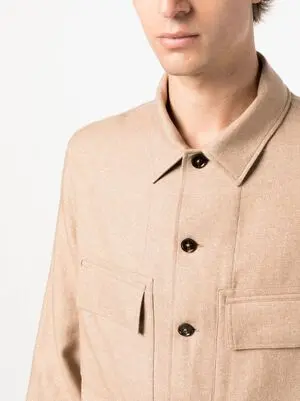 Zegna Long-sleeve Cashmere Jacket