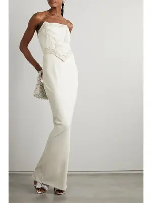 CLIO PEPPIATT Stretch-crepe Maxi Skirt
