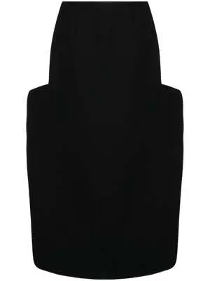 Maticevski Black Wash Bottoms For Women