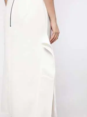 Maticevski Pureness Cut Away Skirt - White