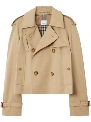 Burberry Double-breasted Trench Coat - Neutrals