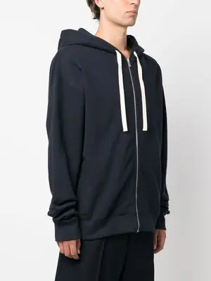 JIL SANDER Logo-patch Zip-up Hoodie