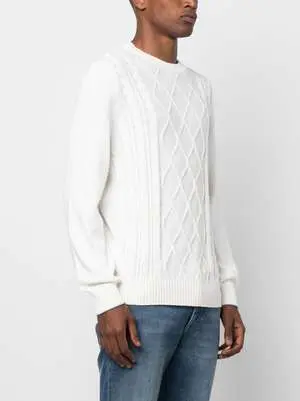 Brunello Cucinelli Cable-knit Crew-neck Jumper