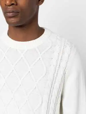 Brunello Cucinelli Cable-knit Crew-neck Jumper