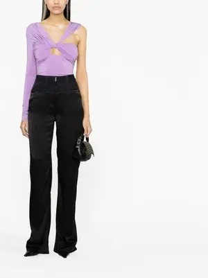 NENSI DOJAKA One-shoulder Asymmetric Top - Purple