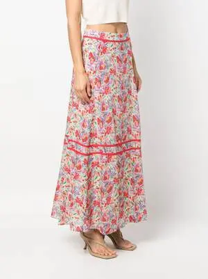 Ba&sh Aliya Graphic-print Skirt