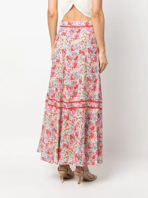 Ba&sh Aliya Graphic-print Skirt