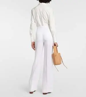 Chloé Ribbed-knit Wool Pants