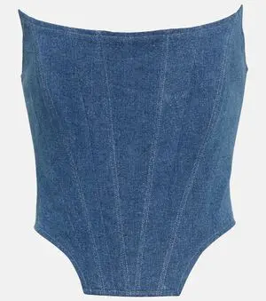Giuseppe Di Morabito Denim Bustier Top