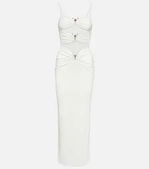 Christopher Esber Pierced Orbit Midi Dress