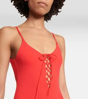 Melissa Odabash Nerano Lace-up Swimsuit