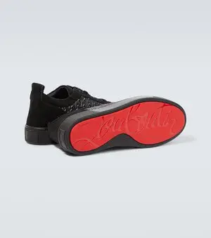 CHRISTIAN LOUBOUTIN Happyrui Low Top Sneakers - Black