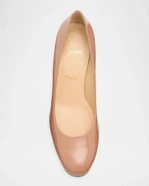 CHRISTIAN LOUBOUTIN 55mm Miss Sab Patent Pumps - Blush