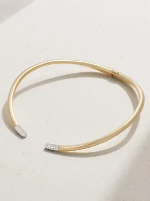RAINBOW K Tube 14-karat Diamond Choker
