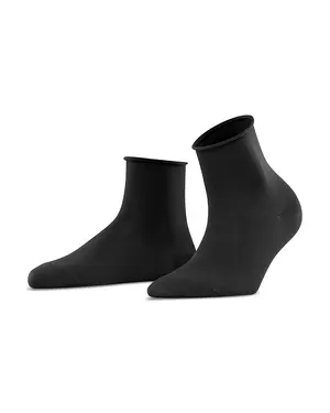 Falke Cotton Touch Short Socks Black