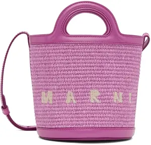 Marni Marni Purple Mini Tropicalia Bucket Bag - 00c04 Light Lila