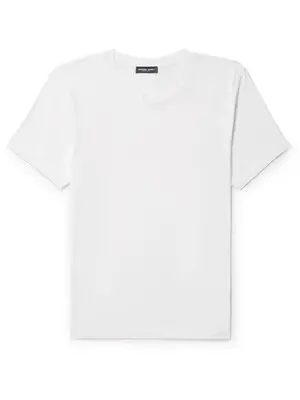FRESCOBOL CARIOCA Frescobol Carioca - Lucio Cotton And Linen-Blend Jersey T-Shirt - Men - White - S