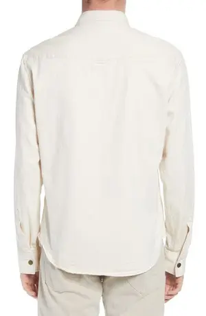 Billy Reid Organic Cotton Denim Button-up Shirt