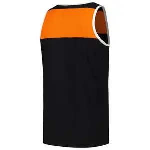 Mitchell & Ness Orange Cincinnati Bengals Heritage Colorblock Tank Top