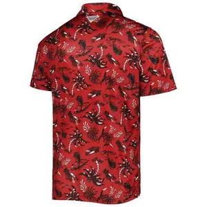 Columbia Arkansas Razorbacks Super Terminal Tackle Omni-shade Polo
