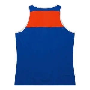 Mitchell & Ness Orange Denver Broncos Gridiron Classics Heritage Colorblock Tank Top